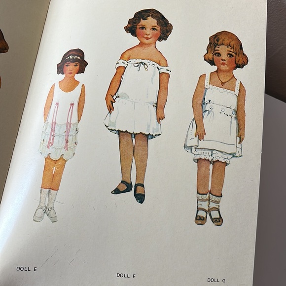 Vintage | Office | Uncut Old Fashioned Cutout Paper Dolls Costumes From ...